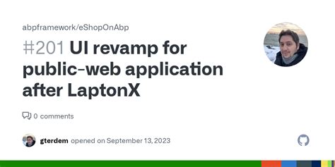 Ui Revamp For Public Web Application After Laptonx · Issue 201