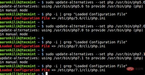 How to install different PHP (5.6, 7.0 and 7.1) versions in Ubuntu?-PHP Tutorial-php.cn