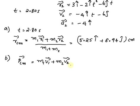 solved the vector position of a 3 45 g particle moving in the xy plane