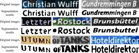 Some Text Segmentation Results On The German Tv News Dataset Download