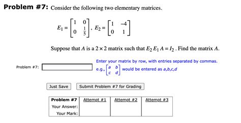 solved problem 7 consider the following two elementary