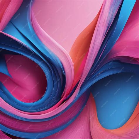 Premium Ai Image Blue And Pink Abstract Wallpapers That Will Make