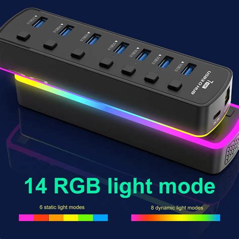 Brand Usb 30 Hub 7 Port High Speed Usb Splitter Adapter For Laptop And