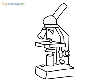 How To Draw A Microscope Step By Step Easy Phase