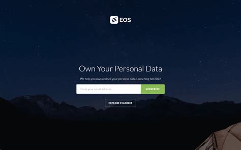 EOS A Responsive Bootstrap App Landing Page