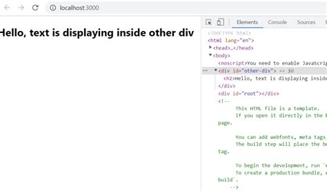 Display HTML Element Outside Of The Root Element In React Js What Is React Js Portal And