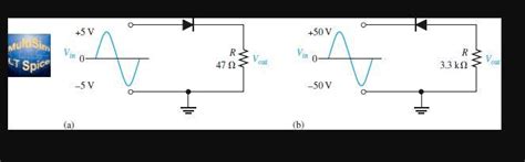 Solved Draw The Output Voltage Waveform For Each Circuit Chegg