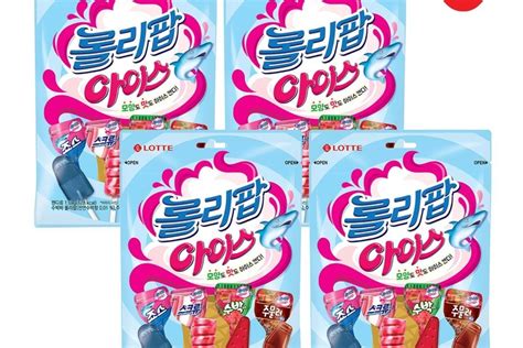 캔디·젤리·껌 롤리팝 아이스캔디 132g 4봉 오늘의집 쇼핑