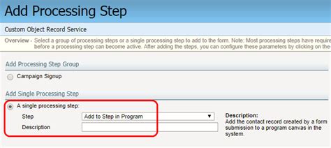 Sending Custom Object Records To A Program