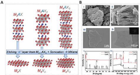 Preparation And Characterization Of Mxenes A Schematic Download Scientific Diagram