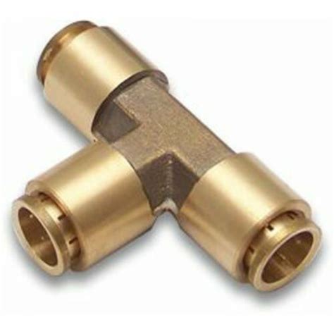 Brass 12 3 Way Hose Tee Air Line And Compressor Fitting Ebay
