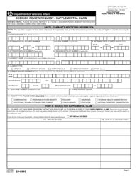 Va Form 20 0995 Fill Out Sign Online And Download Fillable Pdf