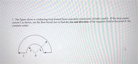 Solved The Figure Shows A Conducting Loop Formed From Chegg Com