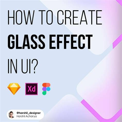 How To Create Glass Effect In Ui Uibundle