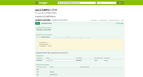 Spring Mvcswagger作为restful Api的doc在线文档生成 代码 最代码