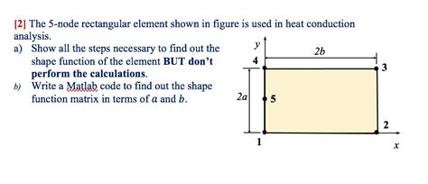 [2] the 5 node rectangular element shown in figure is