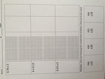 Modeling And Multiplying A Whole Number By A Decimal By Learning With MrsBean
