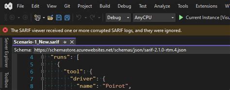 Version Only Shows JSON File Issue Microsoft Sarif Visualstudio Extension GitHub