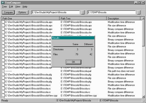 TreeCompare Compare Files In Two Directories GHacks Tech News
