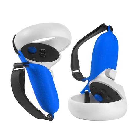 Oculus Quest 2 Vr 터치 컨트롤러 케이스 보호 커버 너클 스트랩 핸들 그립 오큘러스 퀘스트 2 용 Vr 액세서리