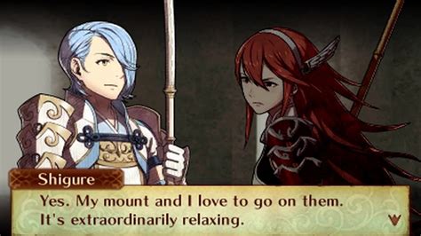 Fire Emblem Fates Birthright Caeldori And Shigure Support Conversations Youtube