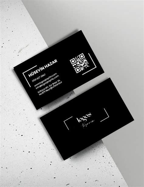 Karekodlu Kartvizit Örnekleri İlham Verici Tasarımlar Logos Grafik Tasarım İstanbul