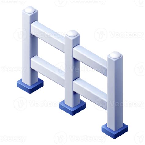 Mesmerizing Ethereal Modern Clean Lines Isometric Fence Scalable White With Scalable Design