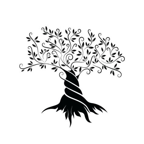 Tree Outline Logo LogoDix
