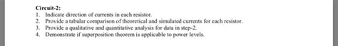 Solved Circuit Superposition Theorem Using The Chegg