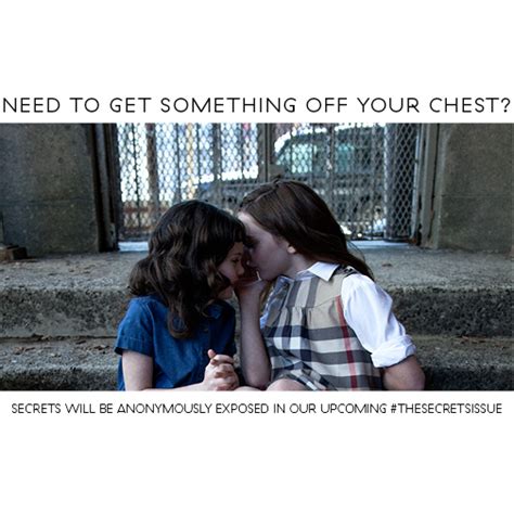 Coming Soon The Secrets Issue