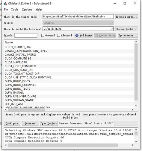 Running Problem · Issue 1 · Giaosame Realtimeparticlebasedsnowsimulation · Github