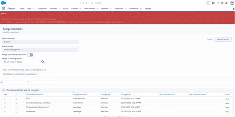 Merge Process Approval