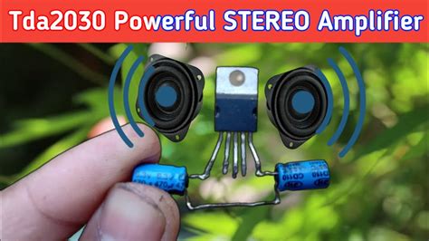 TDA Audio Amplifier Tda Ic Subwoofer Circuit YouTube