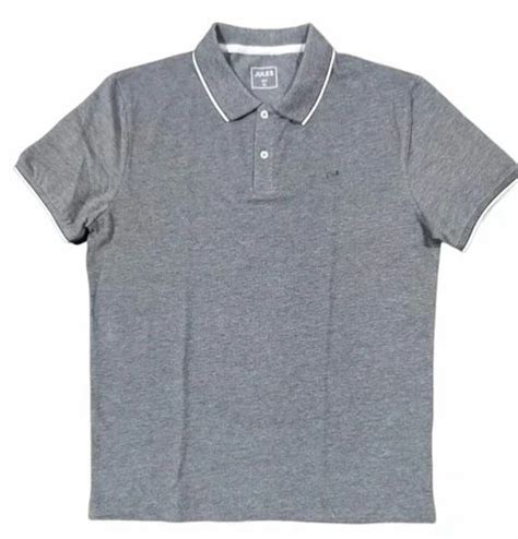 Cotton Plain Men Grey Polo T Shirt At Rs 240piece In Rajpur Sonarpur