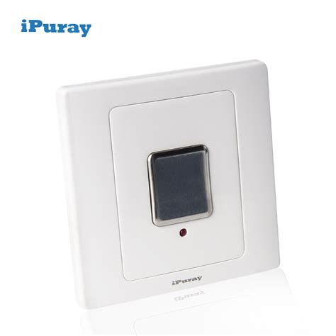 Touch Pad High Power Electronic Light Timer Wall Switch With Preset Delay Metal Touch Pad And