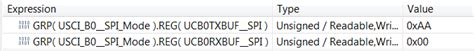 Msp430f5529 Msp430f5529 Launchpad Spi Comm Between Uscib0 And Uscib1