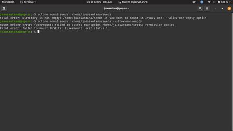 Failed To Mount Fuse Help And Support Rclone Forum