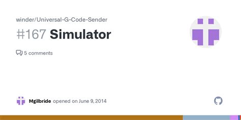 Simulator Issue Winder Universal G Code Sender GitHub