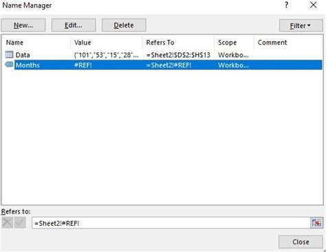 Resolving Reference Isnt Valid Excel Errors