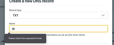 Cant Add A Period To A Dns Record Hostname Txt Record Support Netlify Support Forums