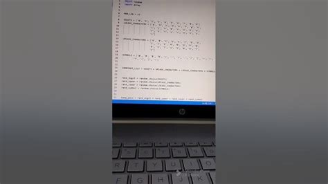 Create A Password Generator Using Pythoncoding Python Programming Pythonprogramming Youtube