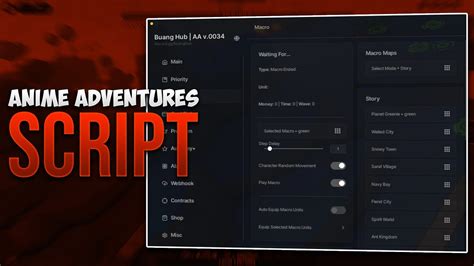 Anime Adventures Script Hack Gui Unit Dupe Infinite Gems Macro Farm And More Youtube