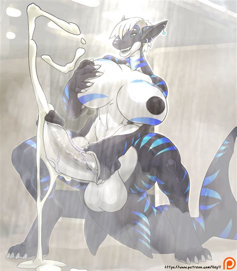 Rule 34 1futa Anthro Balls Big Balls Big Breasts Breasts Cum Cum On