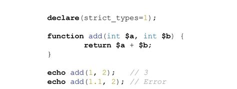 Understanding Php Scalar Type Declarations