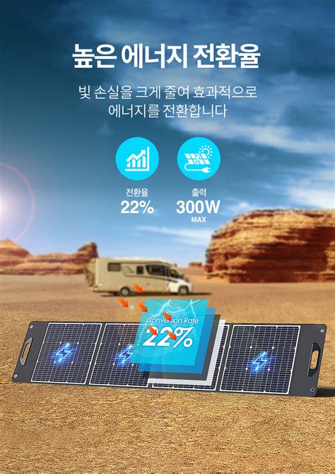 초텍 300w 휴대용 태양광 충전기 접이식 캠핑 솔라패널 Sc016 Choetech 초텍