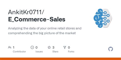 e commerce sales readme md at main · ankitkr0711 e commerce sales · github
