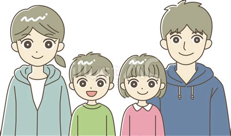 家族ー集合イラスト No 26294818｜無料イラスト・フリー素材なら「イラストac」