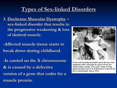 Ppt Iv Human Heredity Sex Linked Disorders Powerpoint Presentation Id
