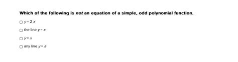 solved which of the following is not an equation of a