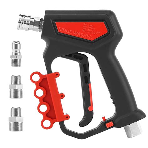 Ridge Washer Pressure Washer Gun 5000 Psi With Nozzle Bracket 12 Gpm